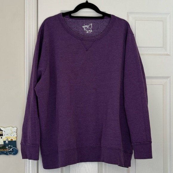 Just My Size | Tops | Just My Size Ecosmart Fleece Sweatshirt With A V ...